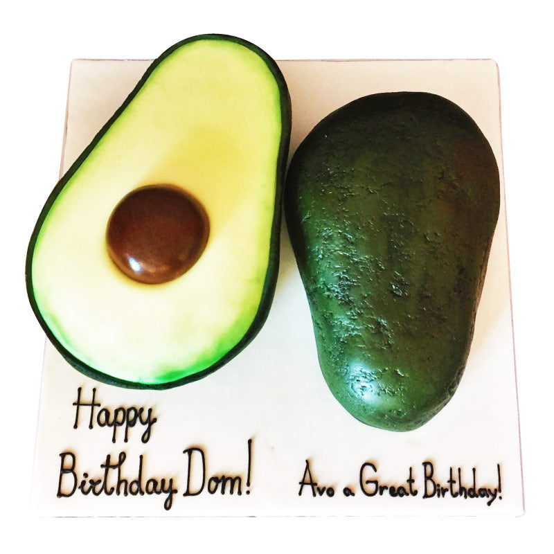Avocado Birthday Cake - Buy Online, Free UK Delivery — New Cakes