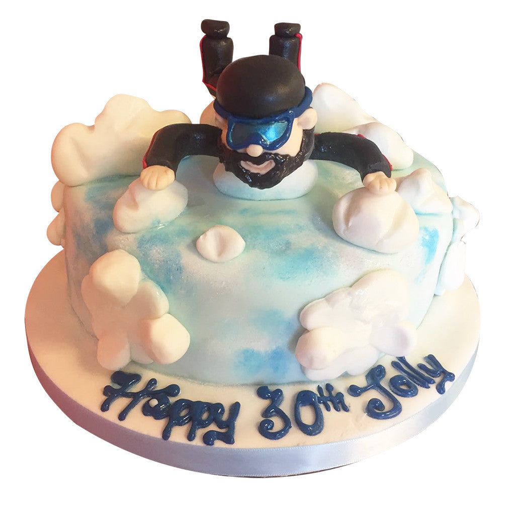 Sky Diving Cake - Buy Online, Free Next Day Delivery — New Cakes