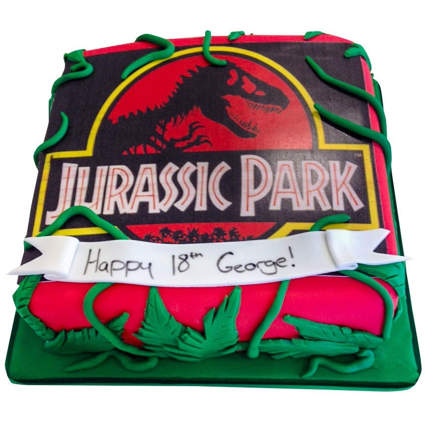 Jurassic Park Cake - Buy Online, Free UK Delivery — New Cakes