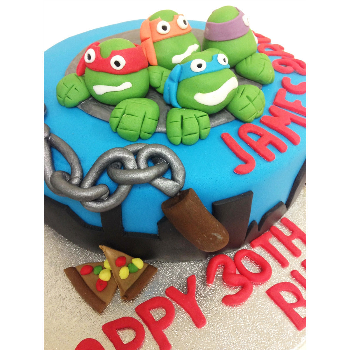 Ninja Turtle Cupcake Birthday Cakes Ninja Turtles Drip Cake – The